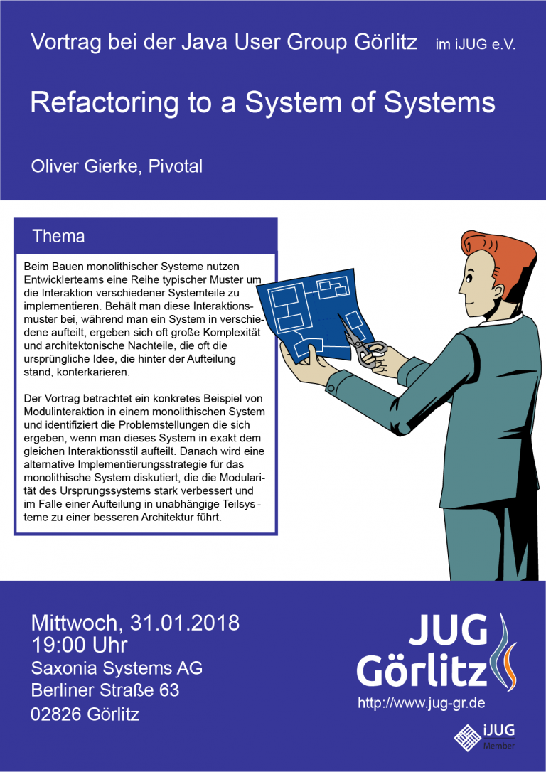 Plakate und Flyer Java User Group Görlitz – Sanguinik.de