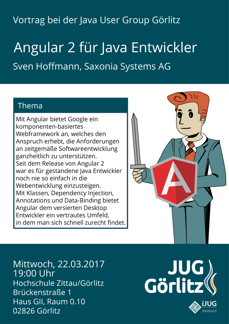 Plakate und Flyer Java User Group Görlitz – Sanguinik.de