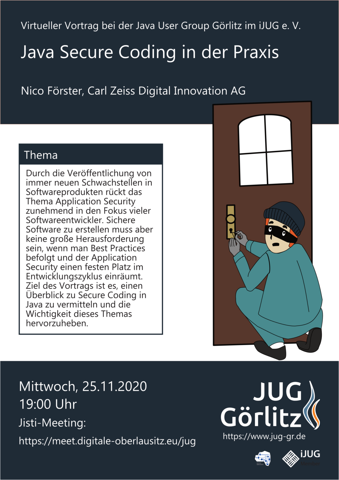 Plakate und Flyer Java User Group Görlitz – Sanguinik.de